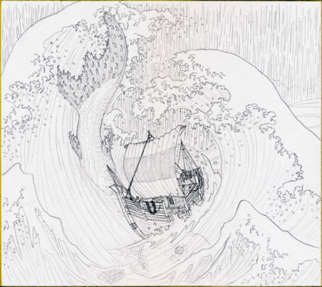 A-Yokai-A-Day for the Month of October: Isonade | 今日の妖怪：磯撫で（いそなで ...