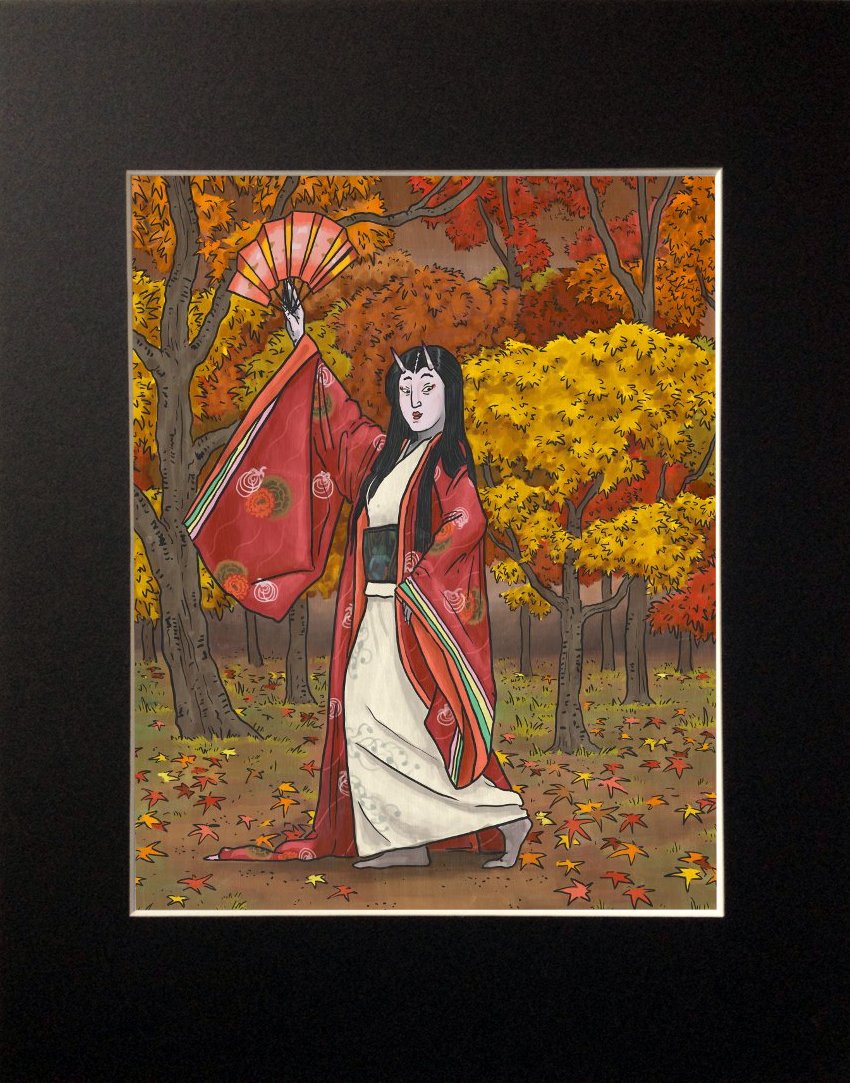 A-Yokai-A-Day: The Witch of Togakushi Mountain (Momiji) | Matthew Meyer