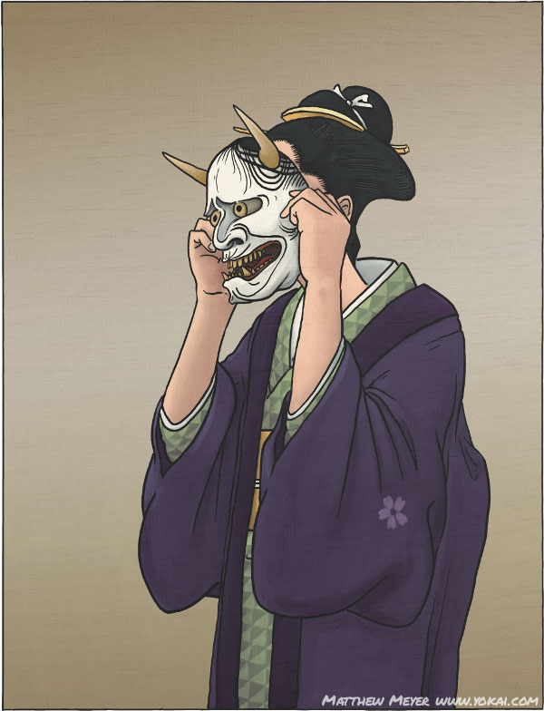 A-Yokai-A-Day: Hannya | Matthew Meyer