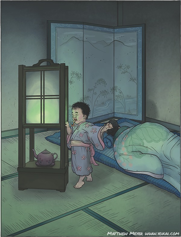 A-Yokai-A-Day: Abura akago | MatthewMeyer.net