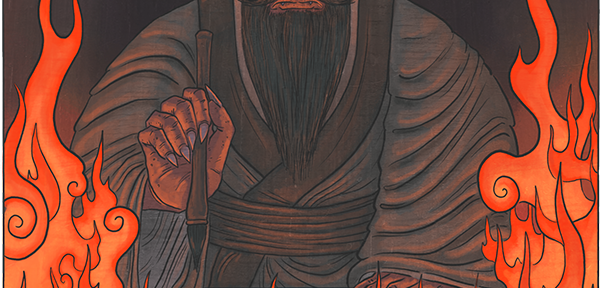 A-Yokai-A-Day: Enma Daiou | Matthew Meyer