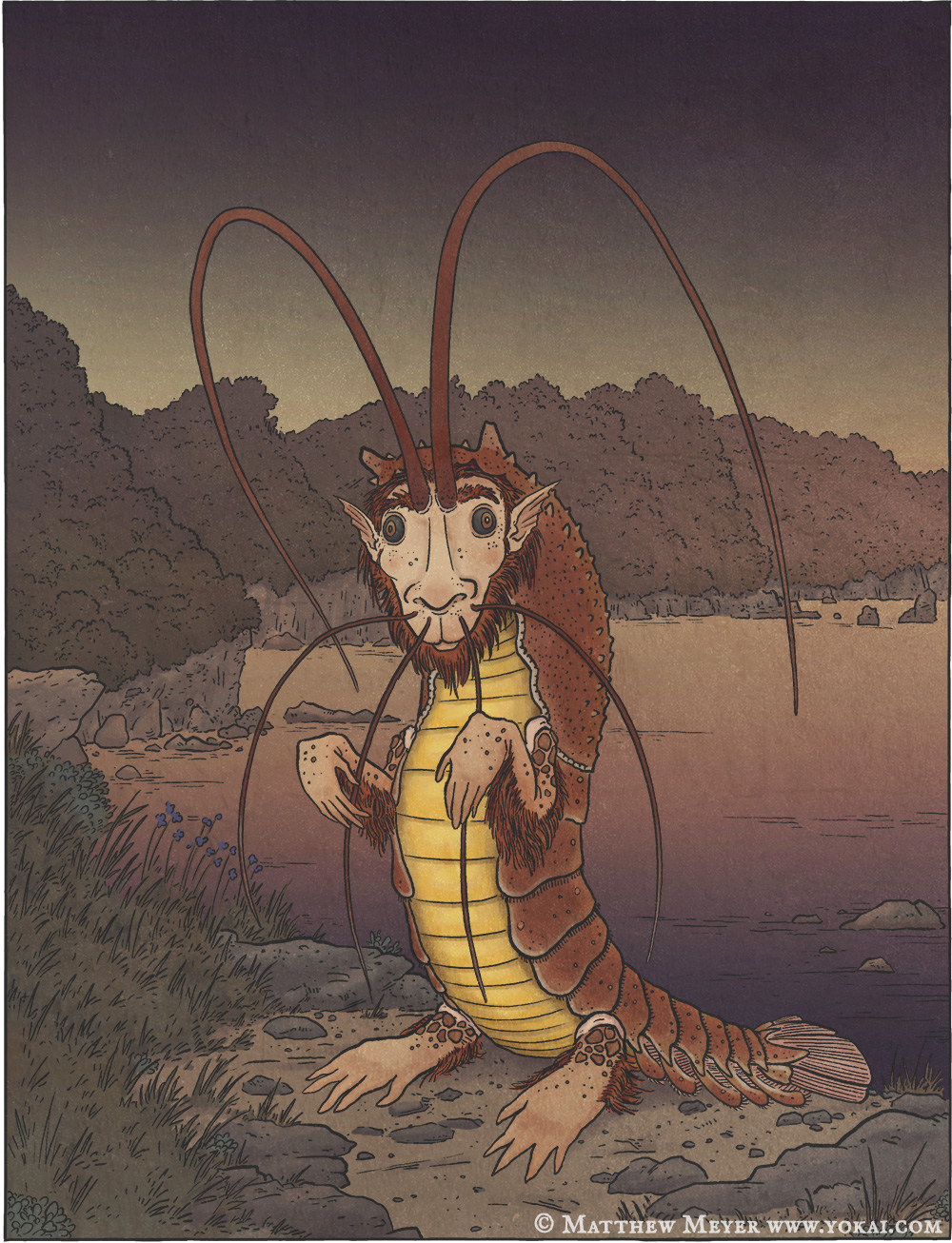 A-Yokai-A-Day: Hosogyo | MatthewMeyer.net