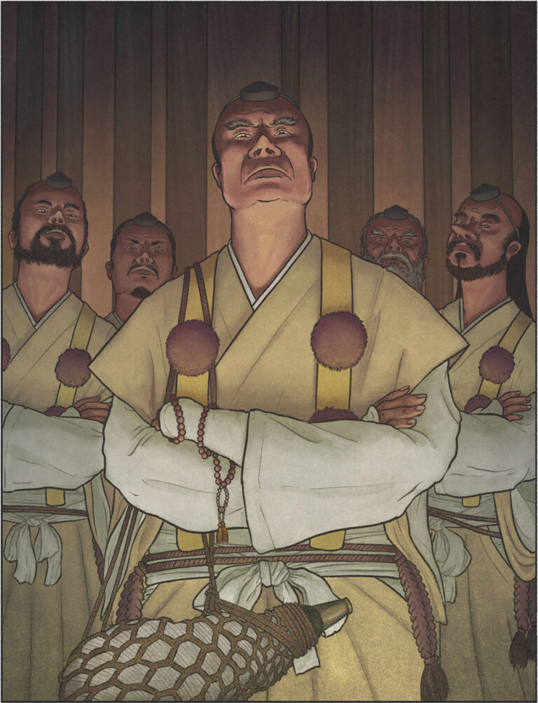 A-Yokai-A-Day: The Yamabushi of Takurayama | MatthewMeyer.net